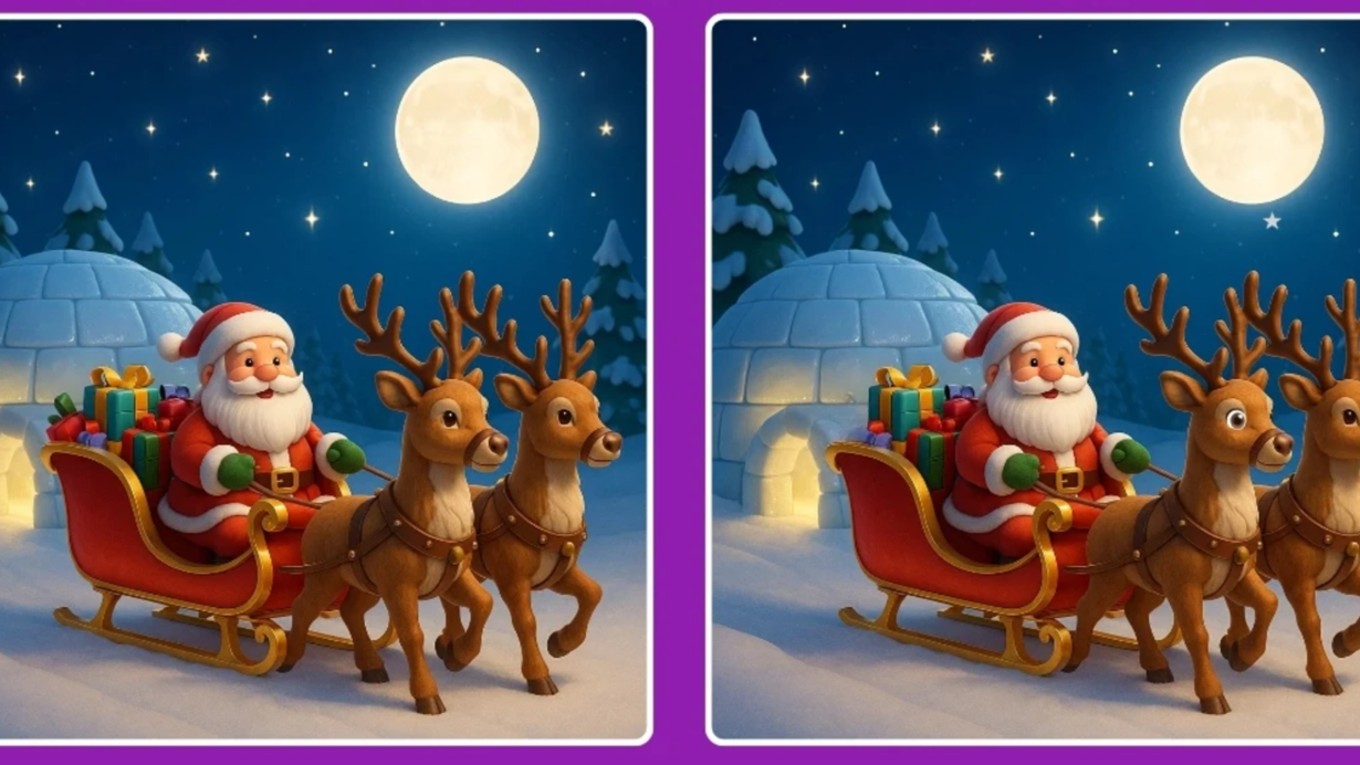 Kızağıyla hediye dağıtan iki Noel Baba arasındaki 3 farkı sadece yüksek ...