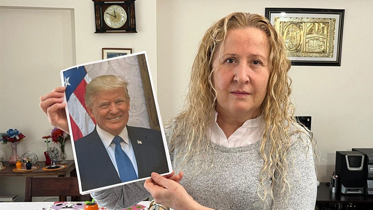 Ankara’da yaşayan Necla Özmen "Trump benim babam" diyerek babalık ...