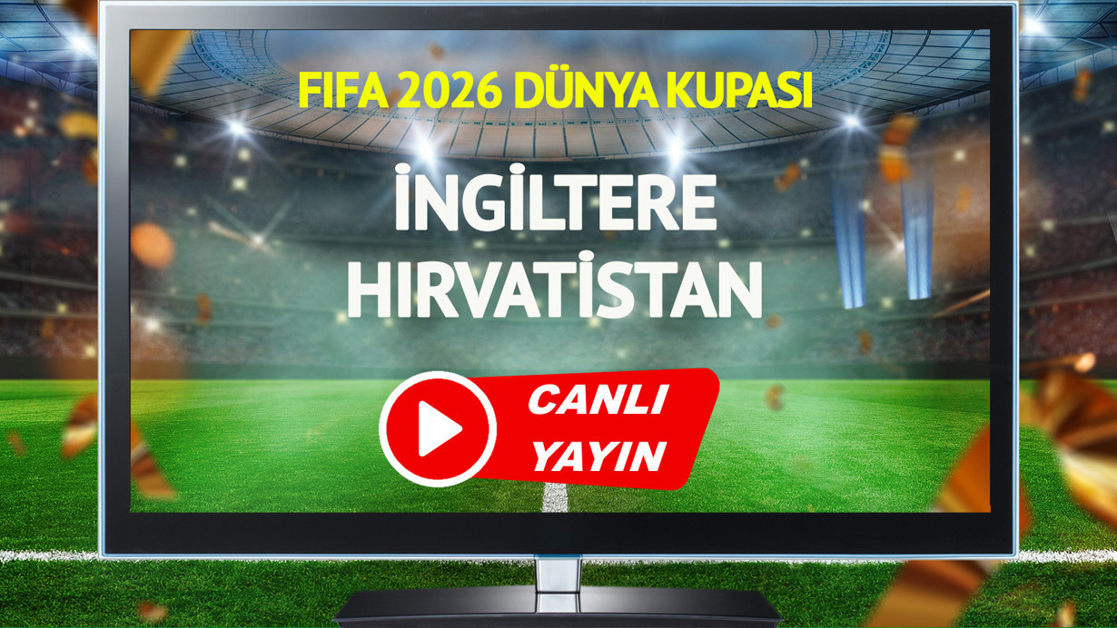 CANLI YAYIN | İngiltere Hırvatistan maçı TRT 1 canlı izle!