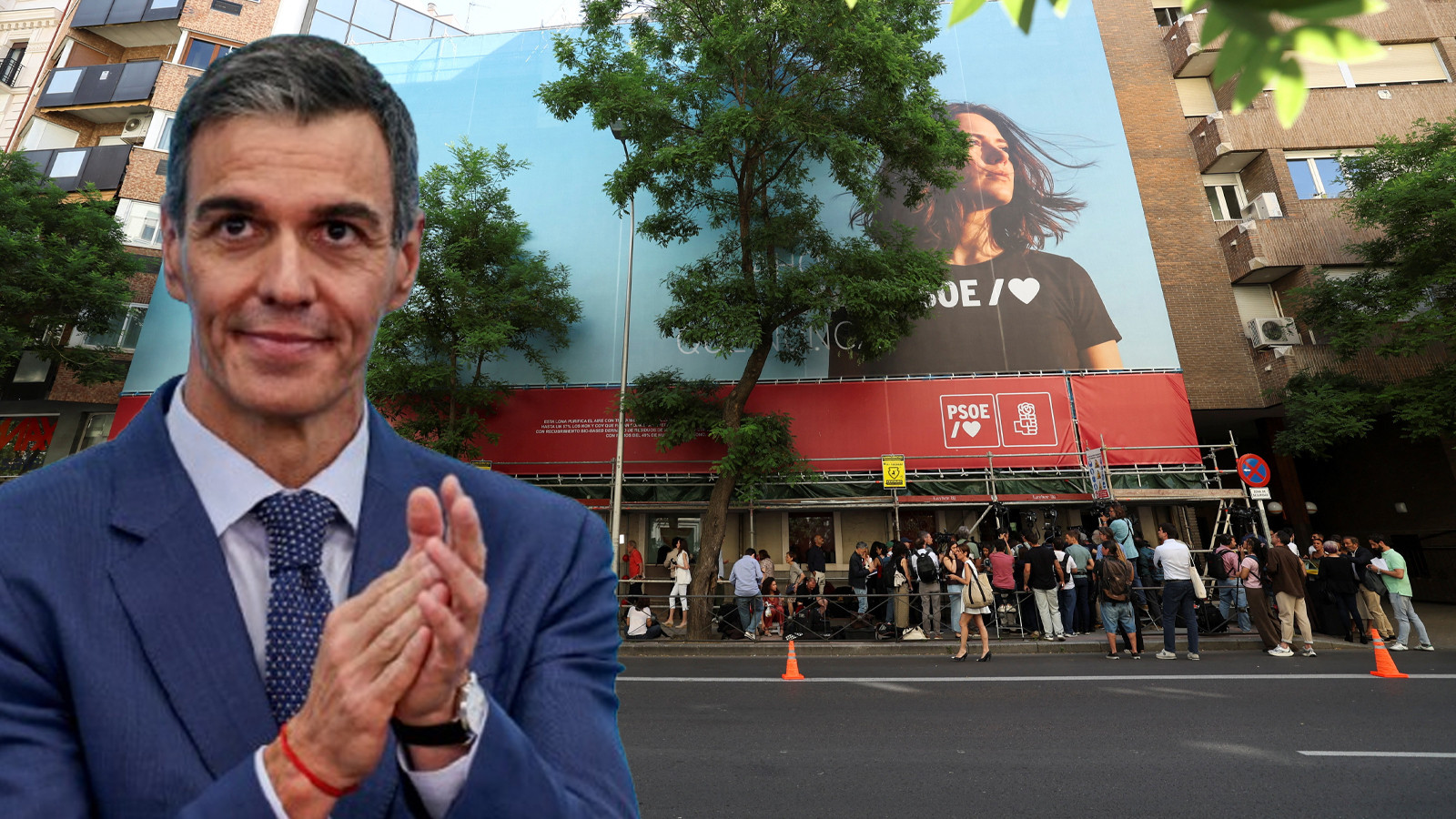 İspanya Başbakanı Pedro Sanchez’in partisine polis baskını