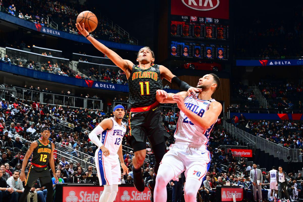 NBA'de Hawks, Young'ın kariyer asist rekoru kırdığı 76ers maçını kazandı